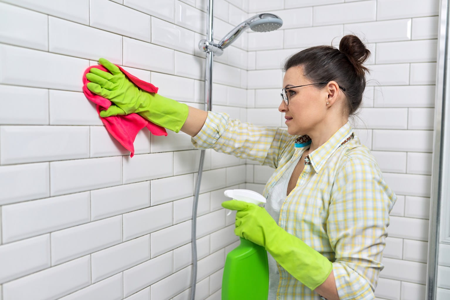 how to Clean Stone Tile Showers Bathrooms LATICRETE