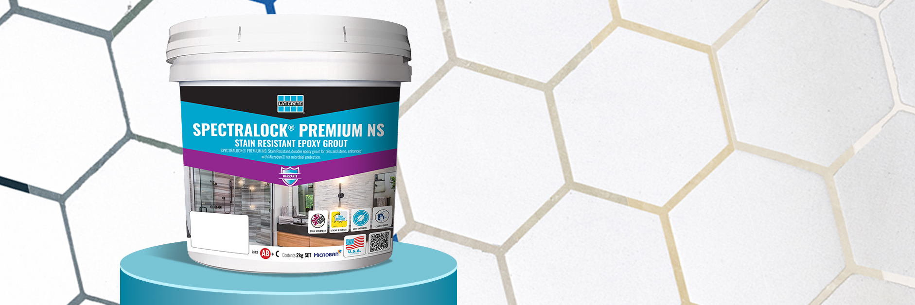 SPECTRALOCK® PREMIUM NS Grout | Premium Epoxy Grout | LATICRETE PH